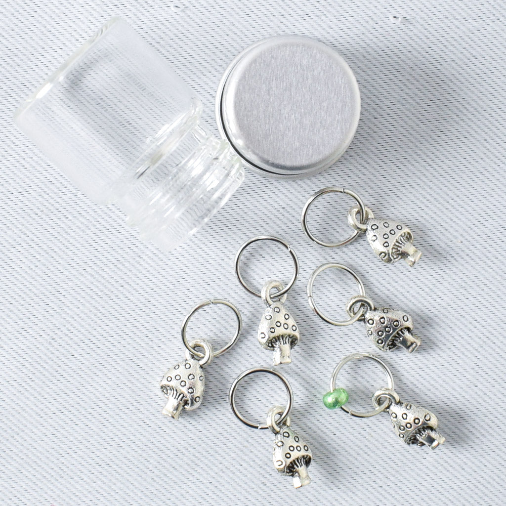 Bump on a Hill Mushrooms for Knitters Stitch Markers – Miss Babs