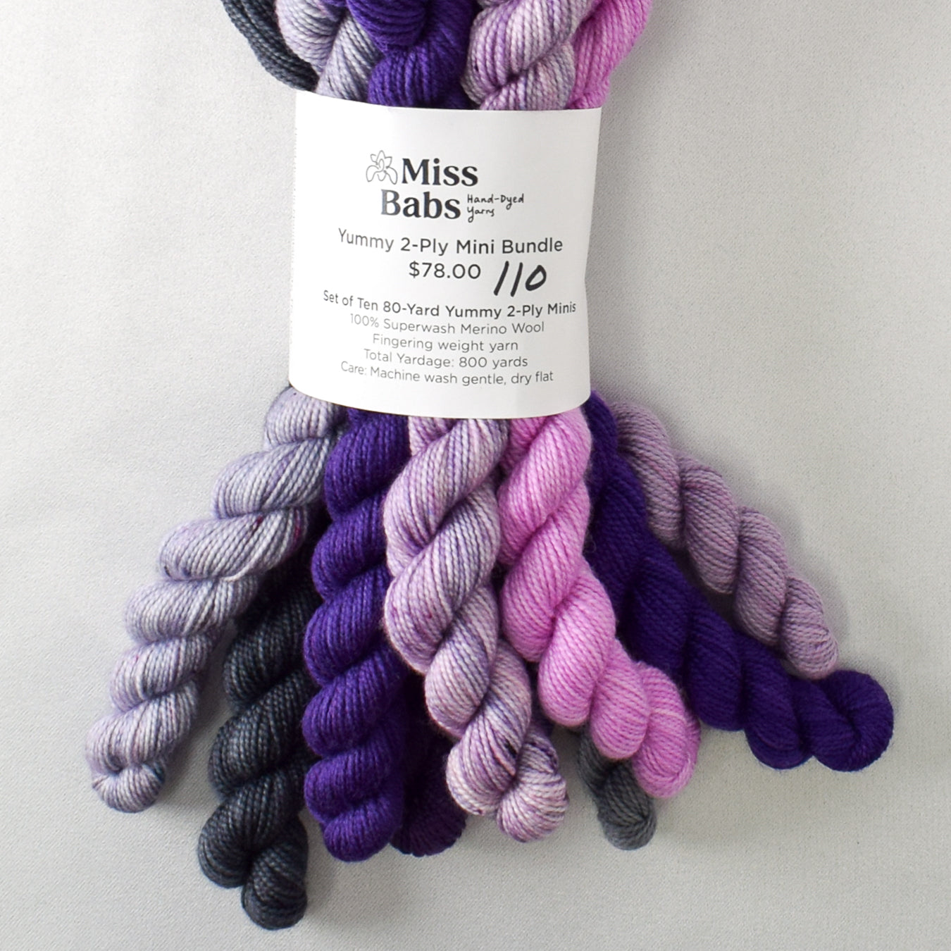 Special Edition 110 - Yummy 2-Ply Mini Bundle - Wild Iris – Miss Babs