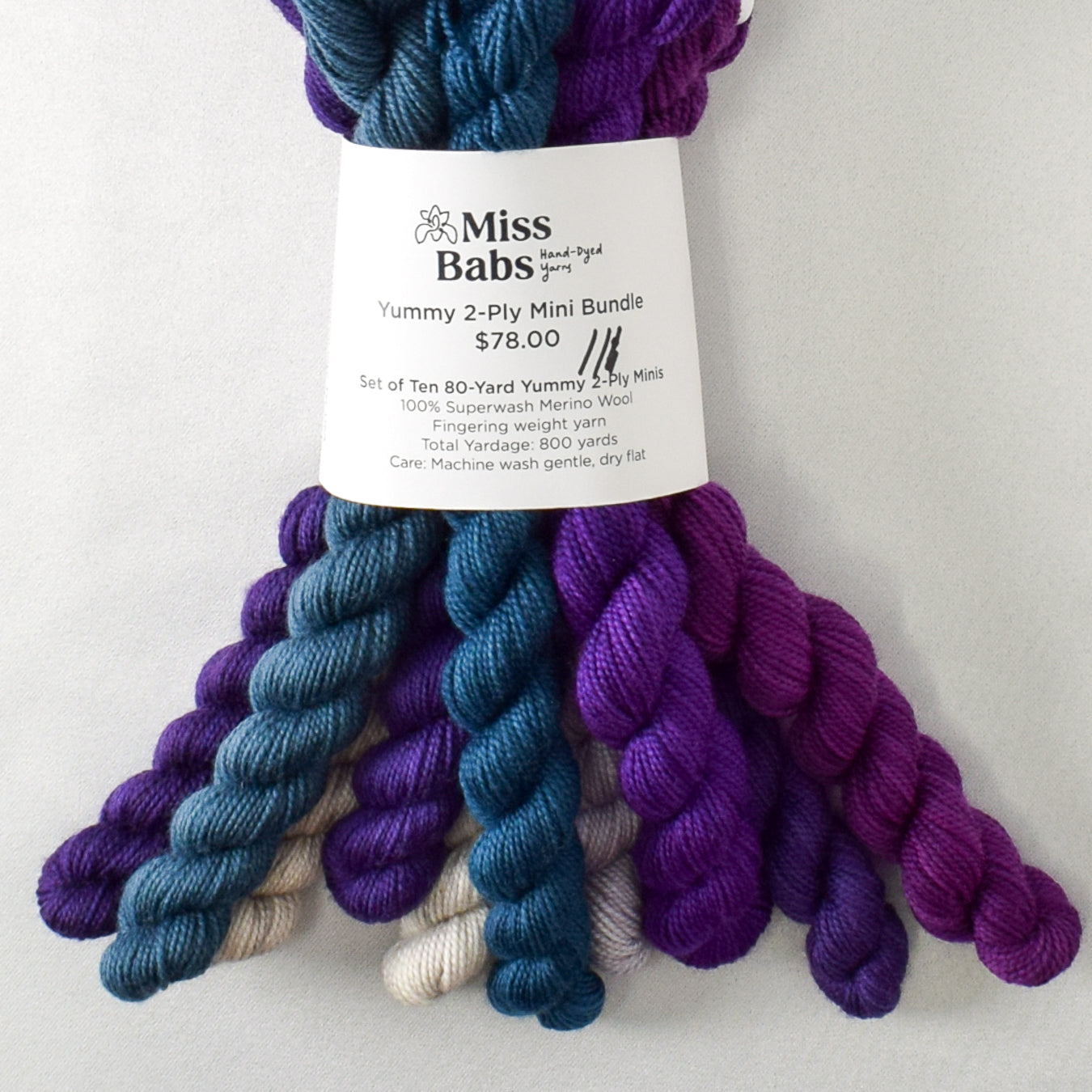 Special Edition 111 - Yummy 2-Ply Mini Bundle - Wild Iris – Miss Babs