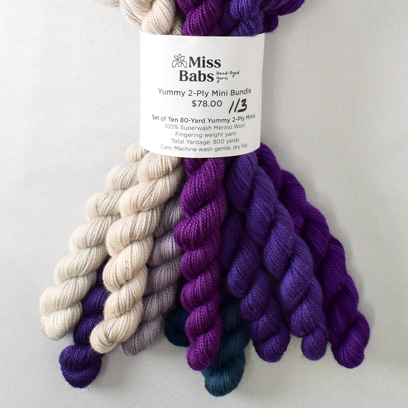 Special Edition 113 - Yummy 2-Ply Mini Bundle - Wild Iris – Miss Babs
