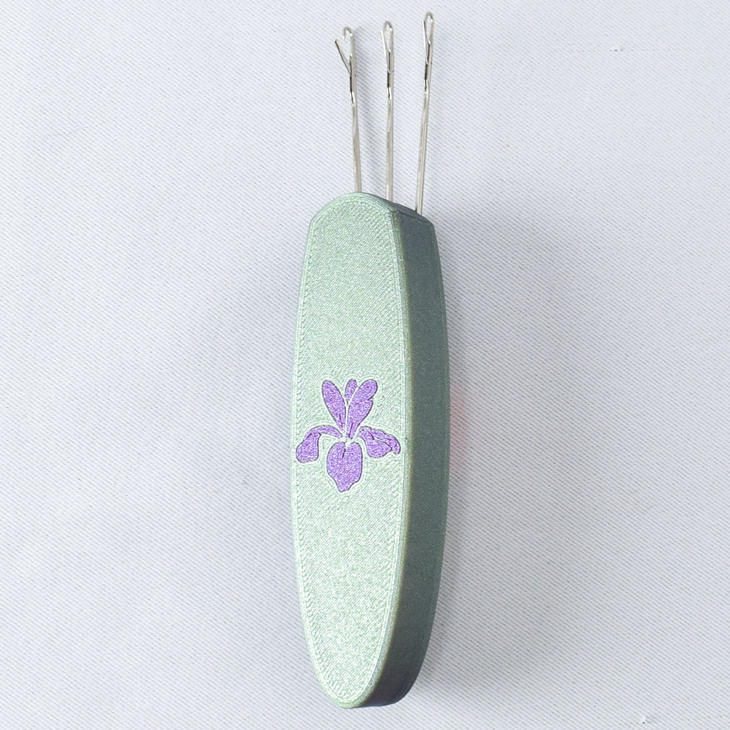 Cordsmith I-Cord Maker - Sage Green with OLD Miss Babs Iris Logo