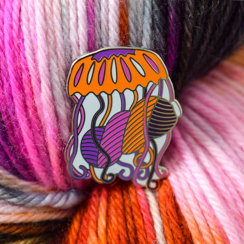 Deep Sea Jellyfish Enamel Pin – Miss Babs