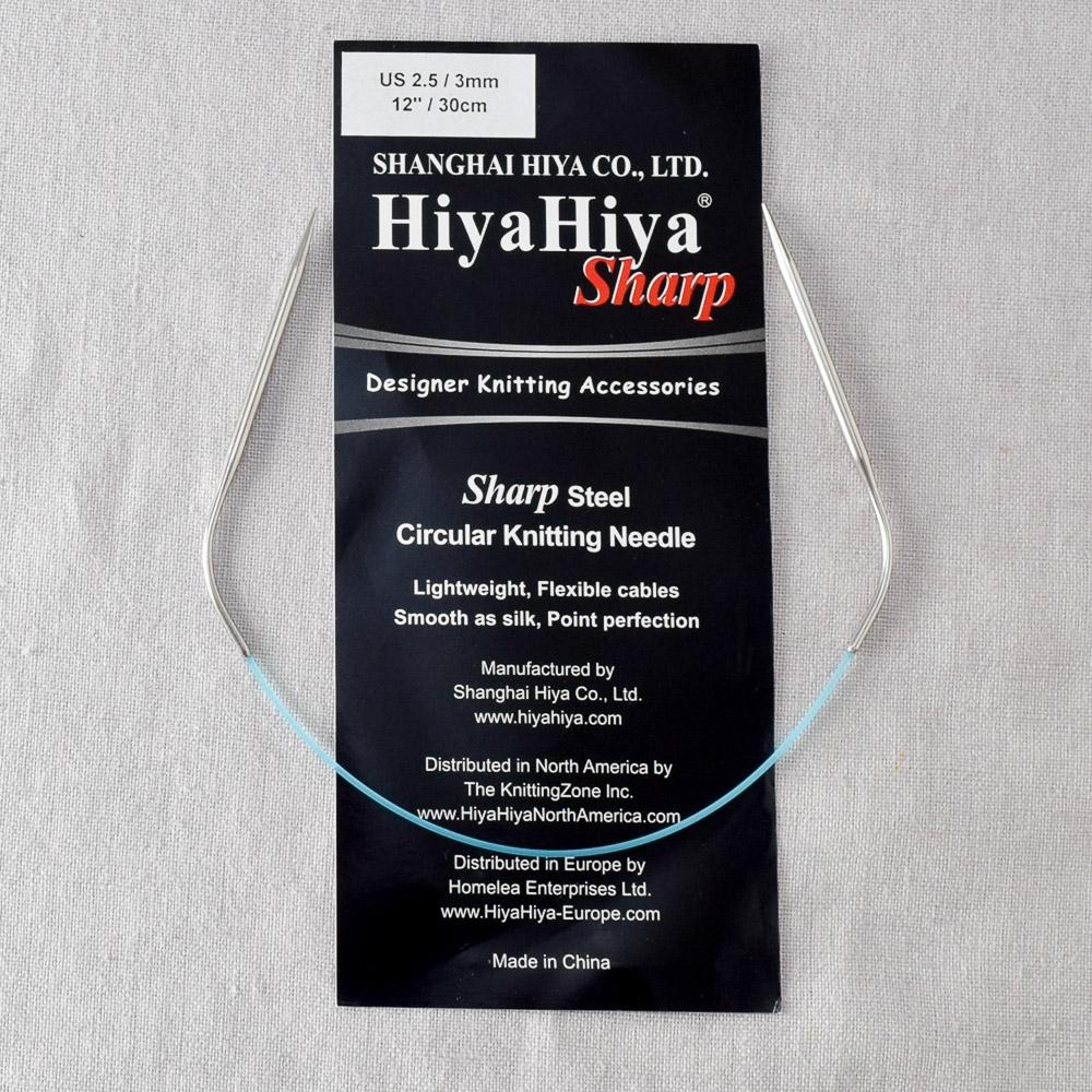 HiyaHiya 12" Sharp Steel Circular Needle – Miss Babs