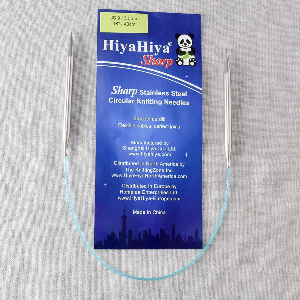 HiyaHiya 16" Sharp Steel Circular Needle – Miss Babs