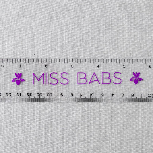 Miss Babs Logo Gear