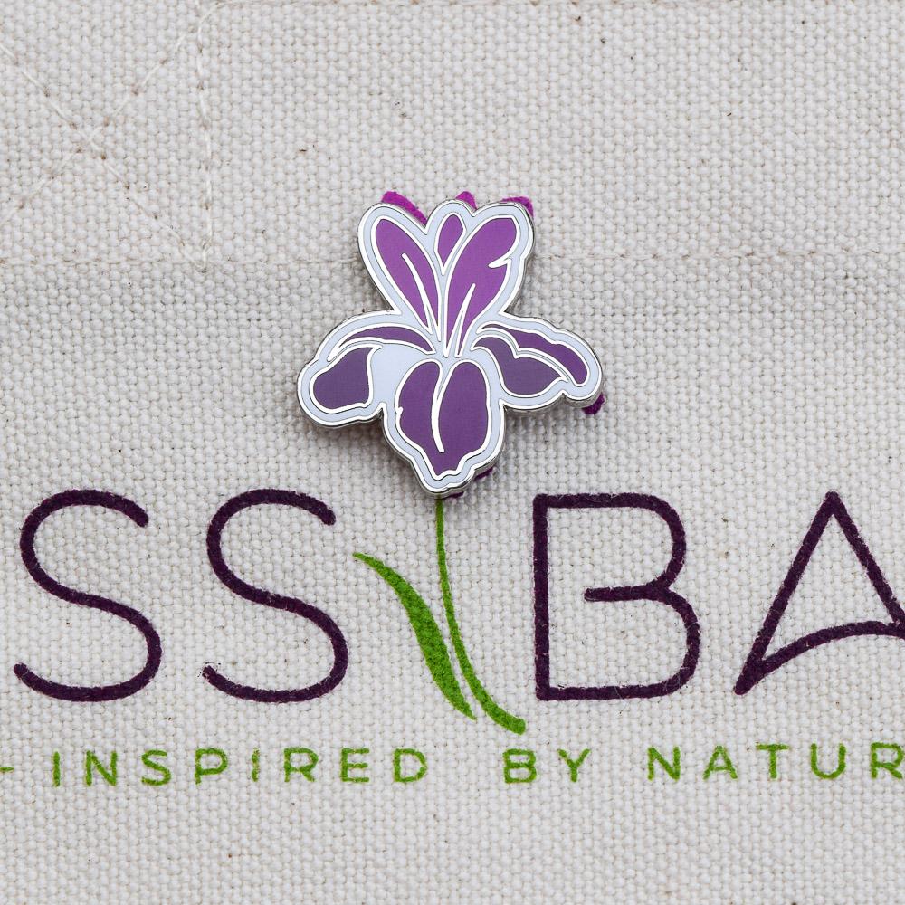 Iris Enamel Pin – Miss Babs